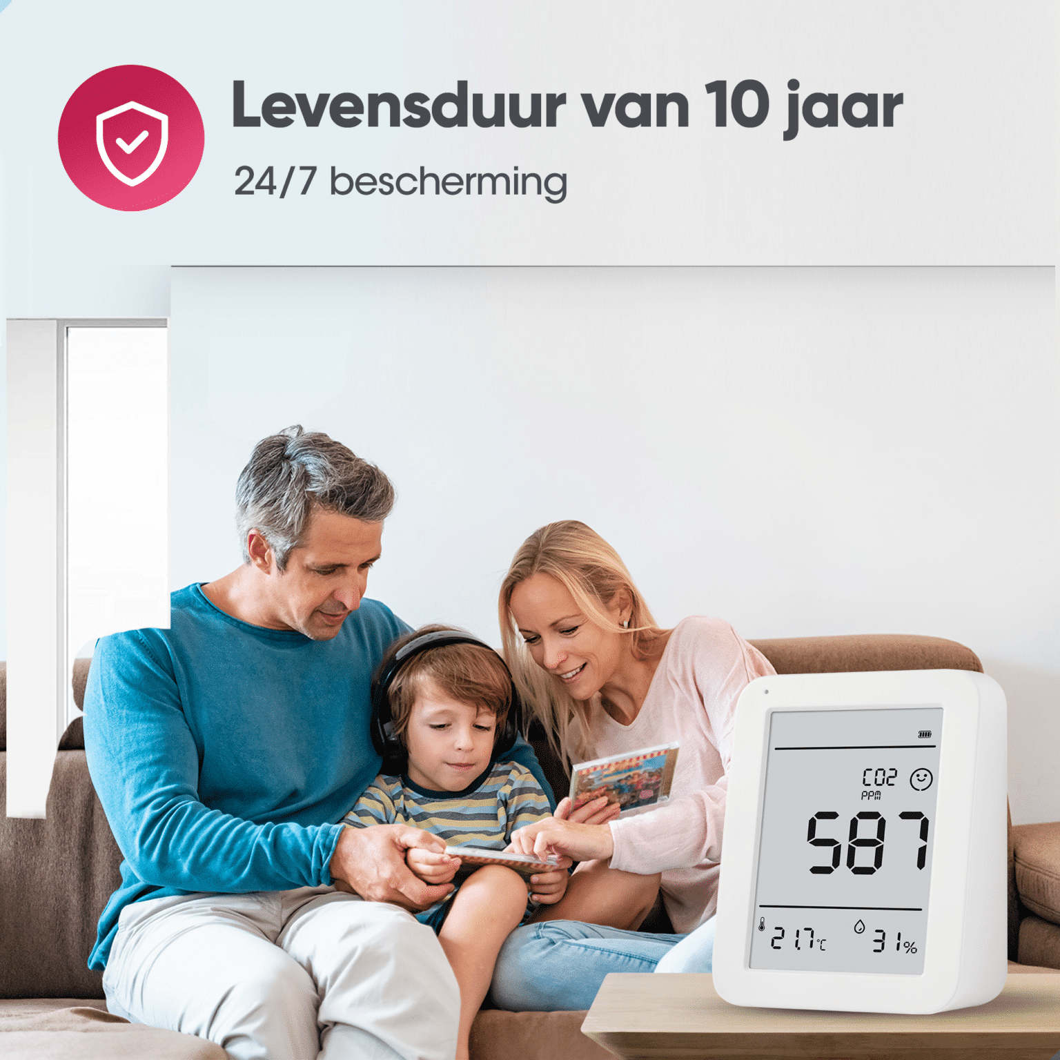 WisuAlarm M1 CO2 meter - Luchtkwaliteitsmeter thuis?