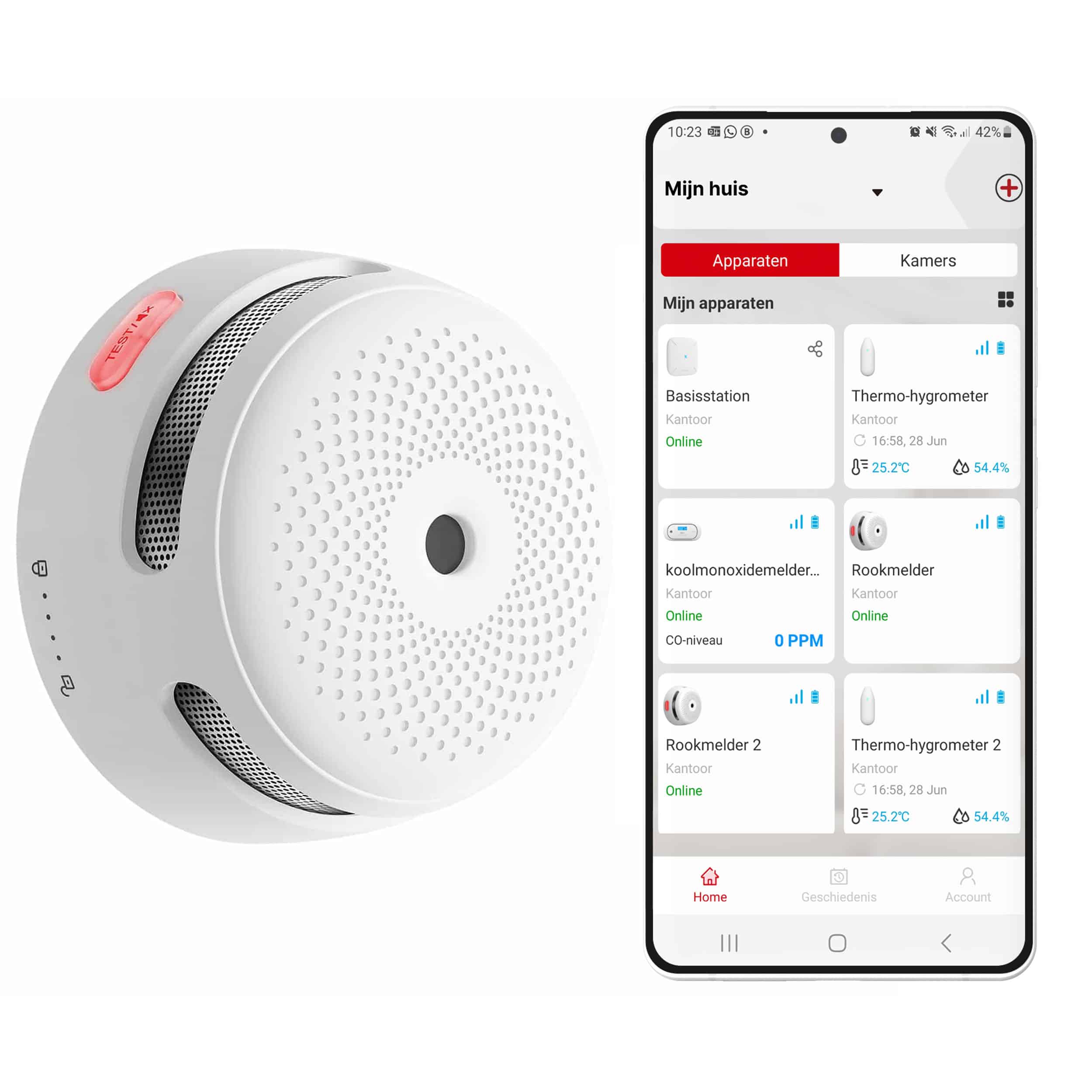 Slimme wifi melders kopen? Melding bij brand op jouw smart device