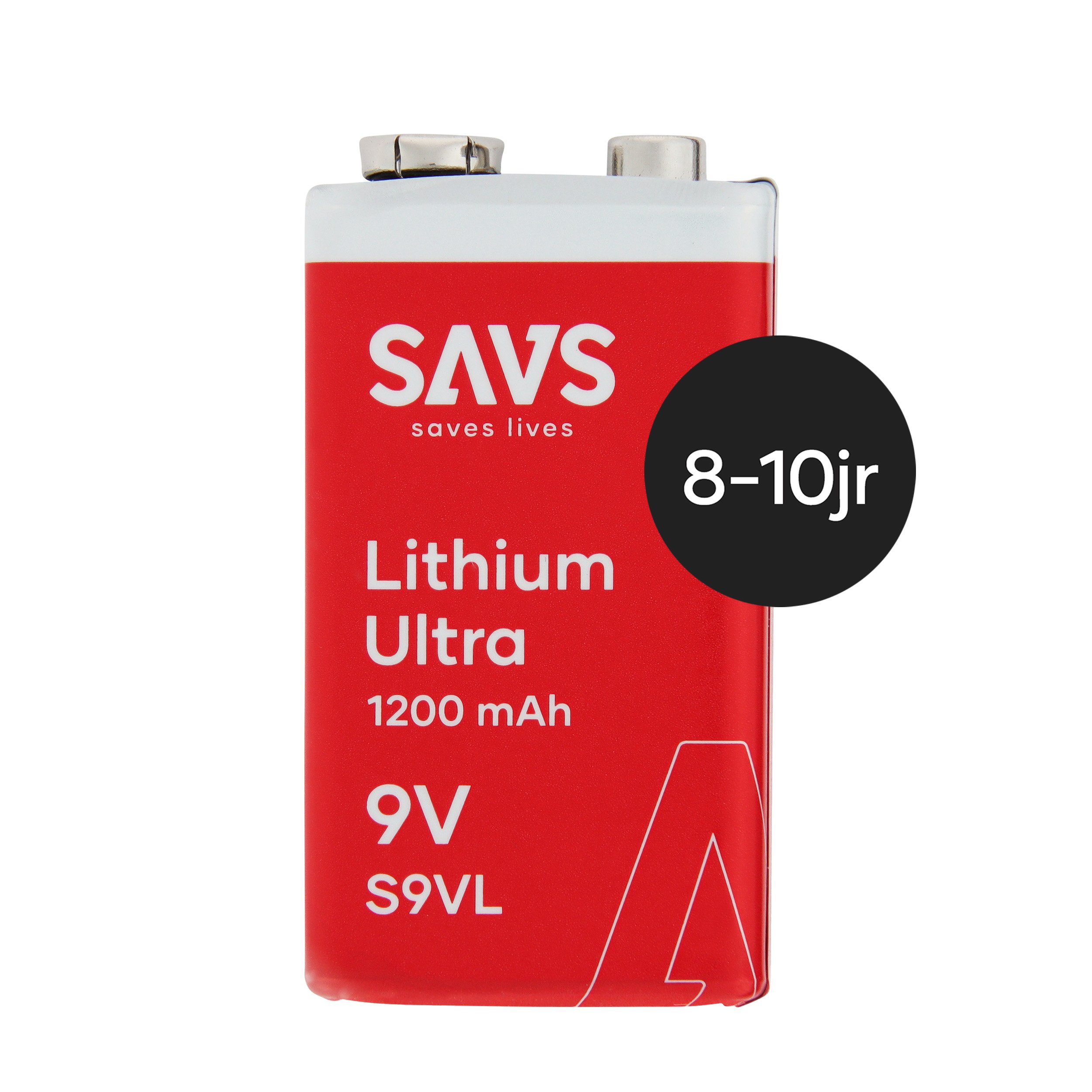 SAVS S9VL 9V Lithium batterij - Brandpreventiewinkel