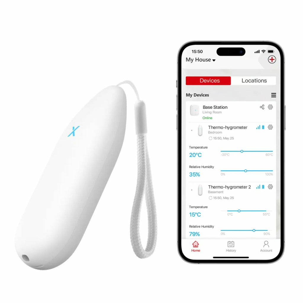 X-Sense STH51 Smart hygrometer en temperatuurmeter - Brandpreventiewinkel